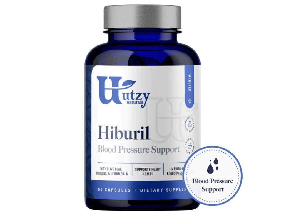 Utzy Naturals | Blood Pressure Supplement | PhytoHib® and Olive Leaf ...