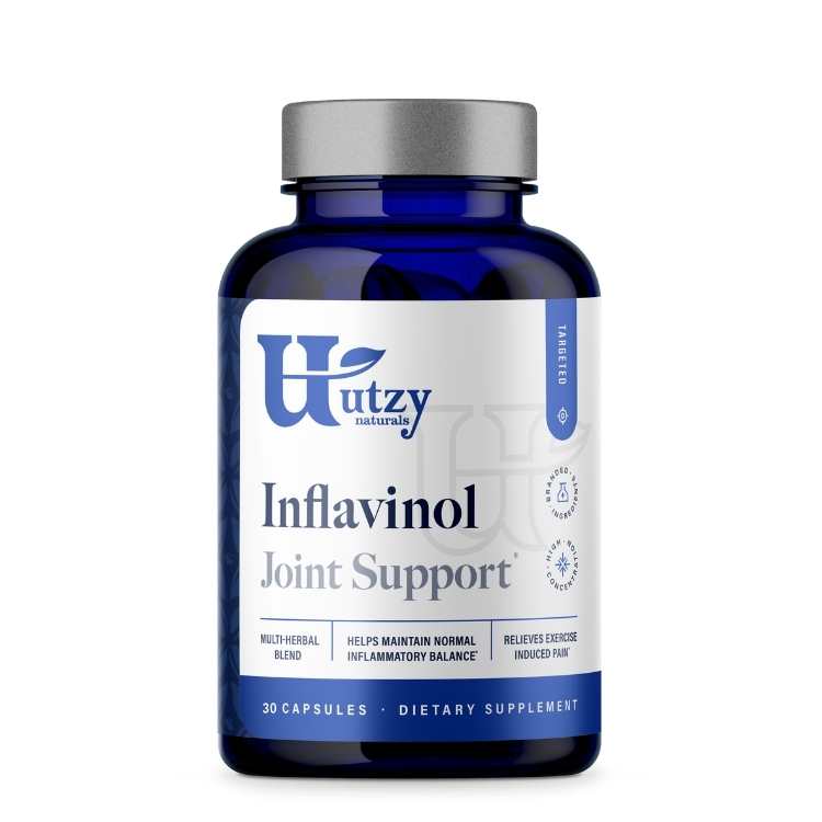 Utzy Naturals Inflavinol | Fast-Acting Inflammation Supplement | 60 ...